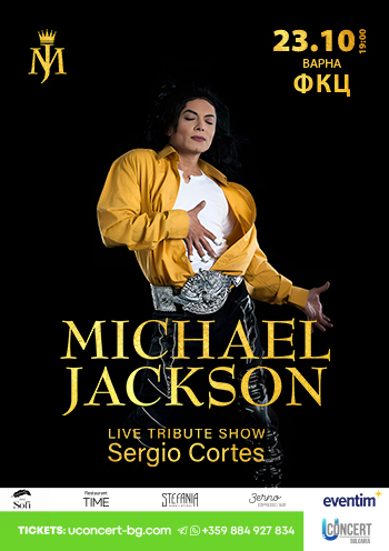 Live Tribute Show: Michael Jackson Varna 23 october 2024: Buy tickets